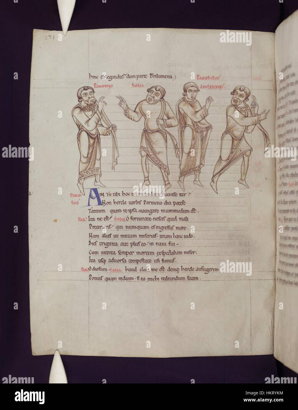 This manuscript, housed in the Bodleian Libraries, contains a page from ...