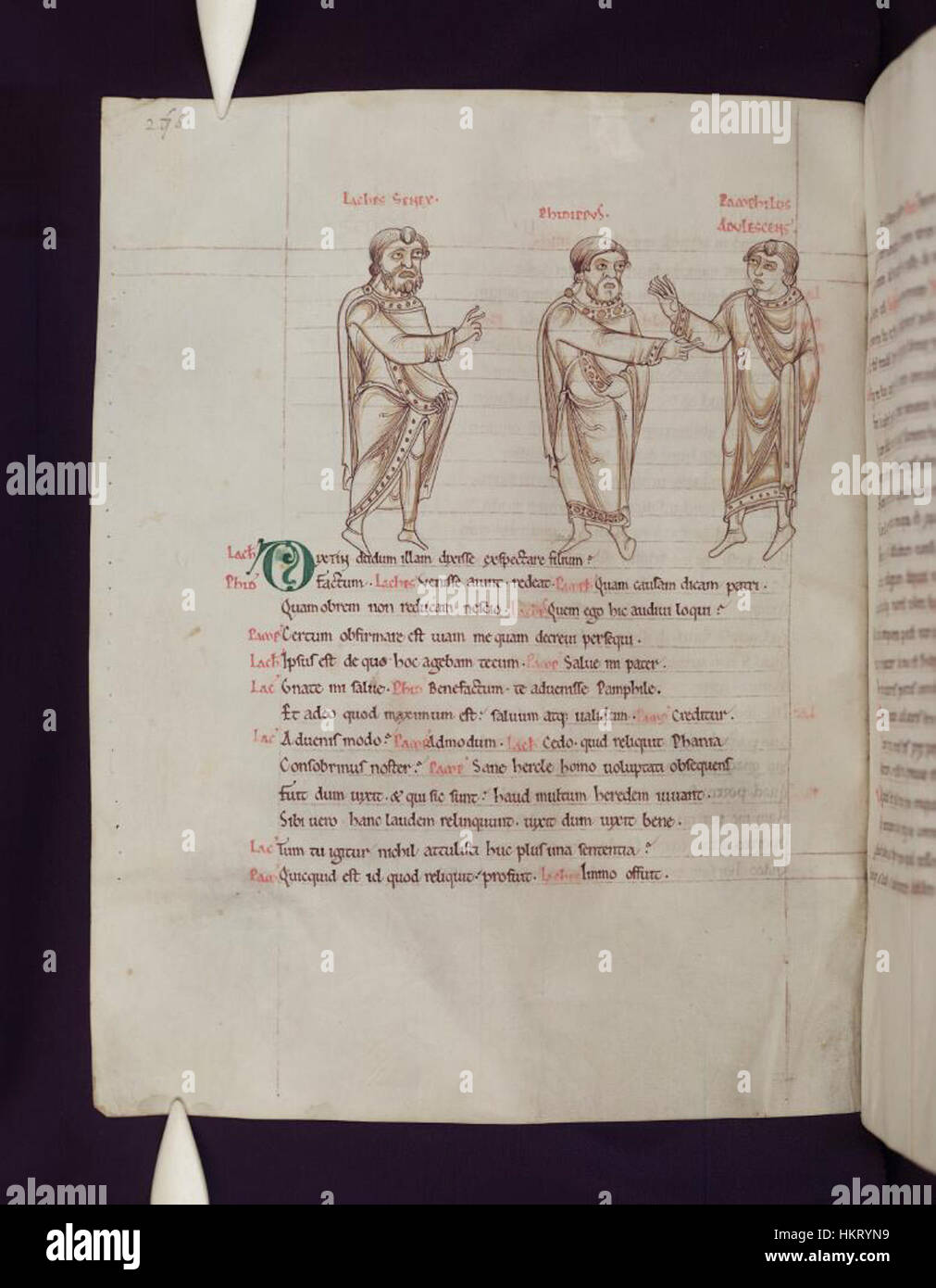 The 'Comedies of Terence' manuscript at the Bodleian Libraries contains ...