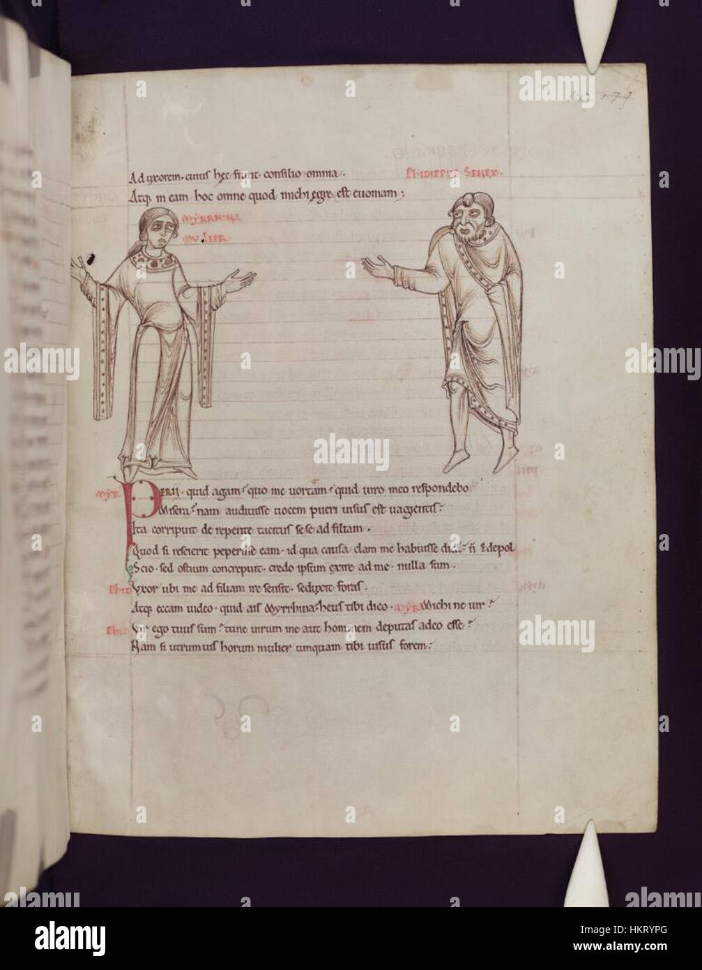 Medieval manuscript page features hi-res stock photography and images ...