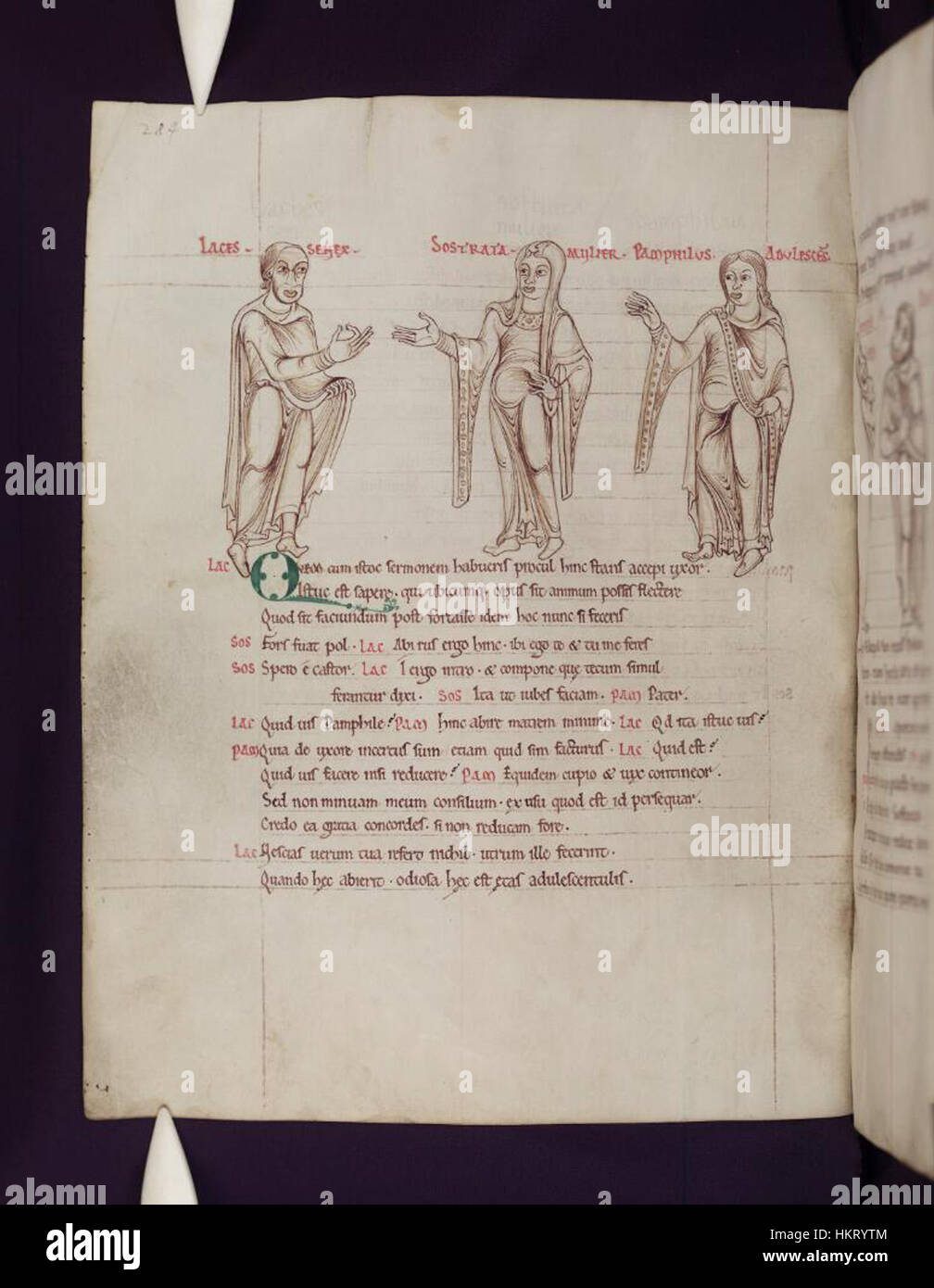 This illustration from the Bodleian Libraries depicts a scene from the ...