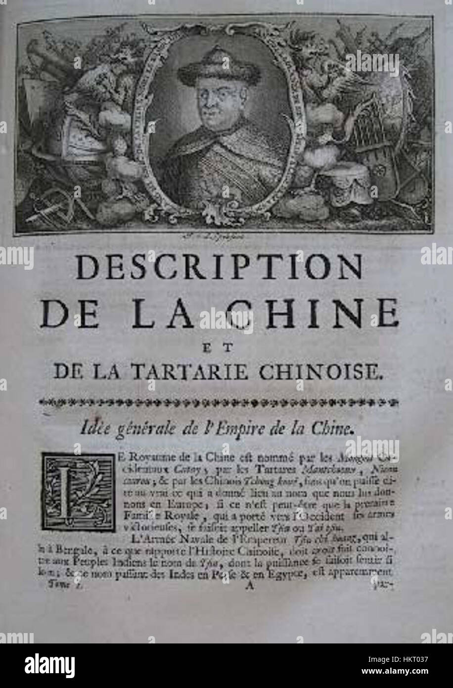 'Description De La Chine' by Jean-Baptiste Du Halde, published in 1736 ...