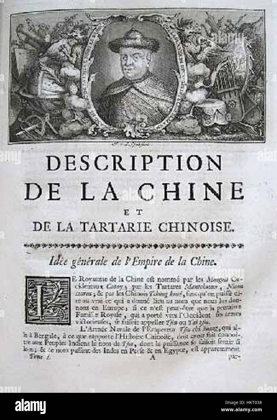 Jean Baptiste Du Halde’s 1736 work, 'Description De La Chine,' is a ...