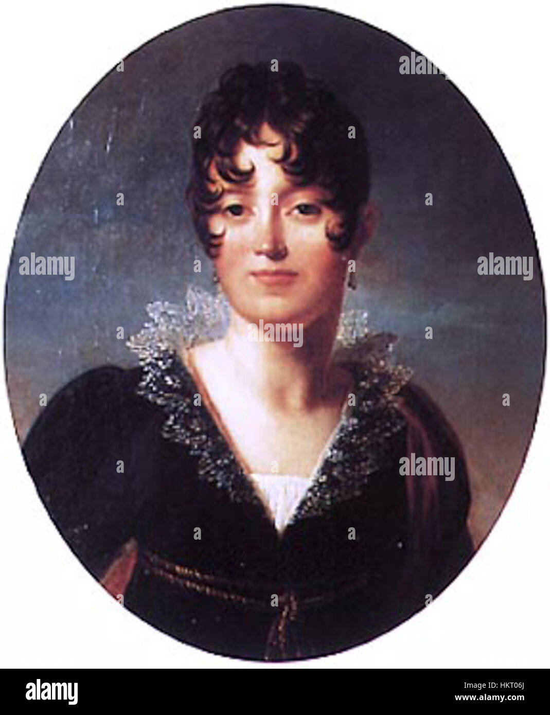 This portrait of Désirée Clary, who became Queen of Sweden, was painted ...