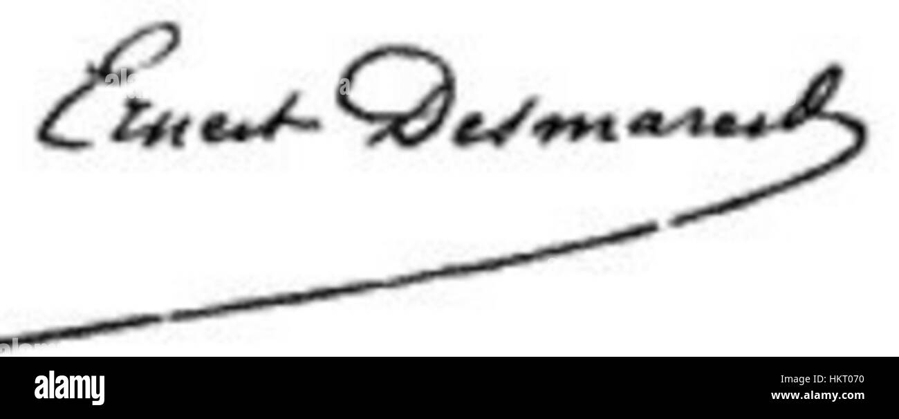 Desmarest Ernest signature Stock Photo - Alamy
