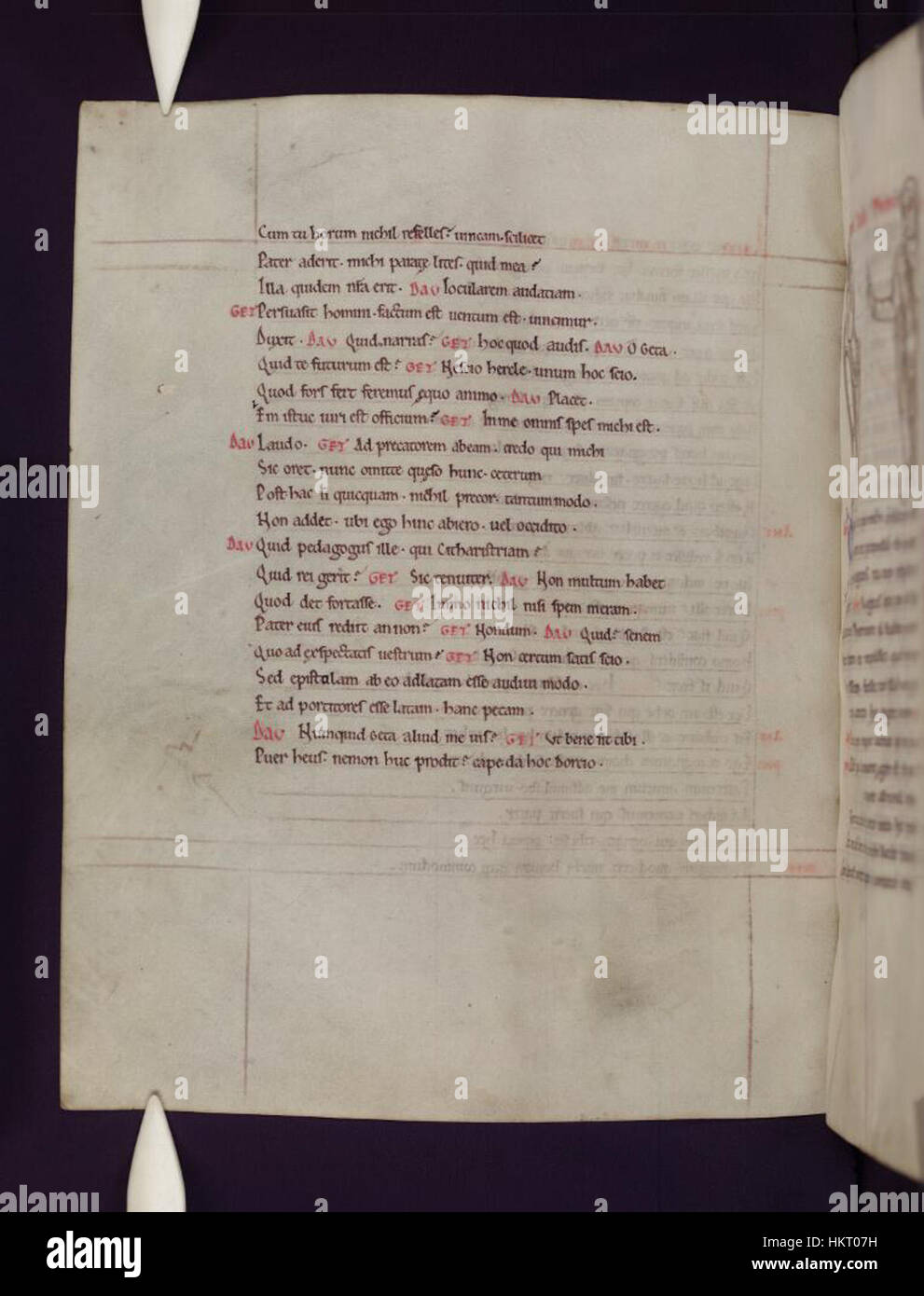 The 'Comedies of Terence' from the Bodleian Libraries features Latin ...