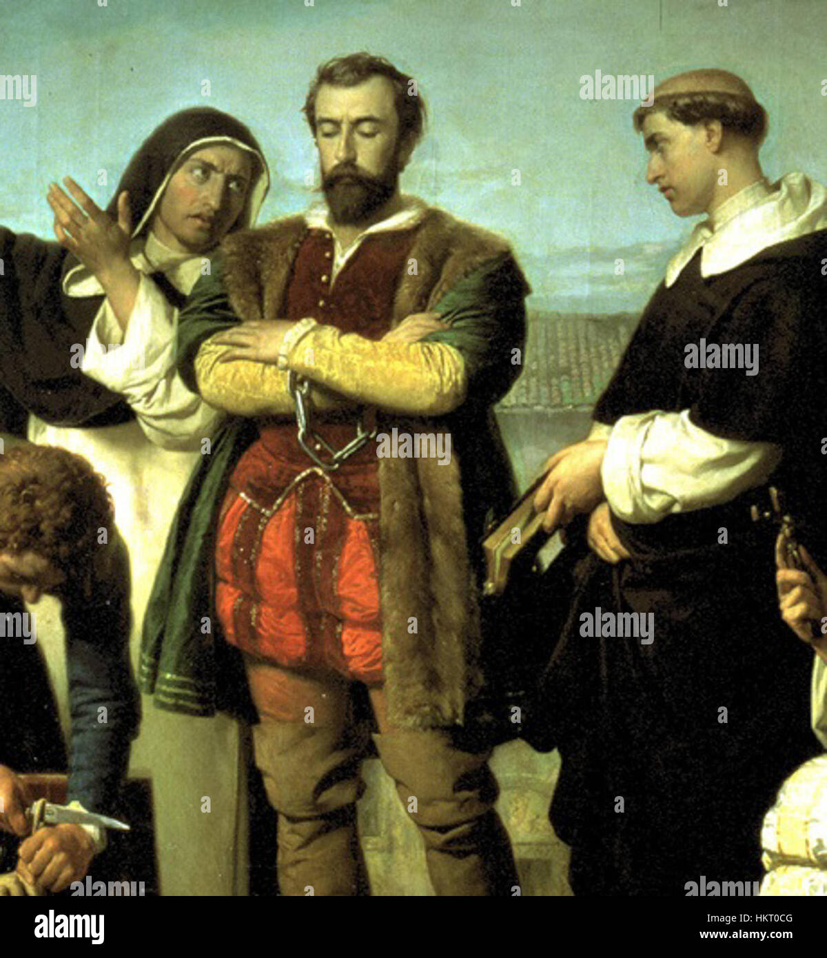 This detail from the painting 'Los Comuneros' illustrates a pivotal ...