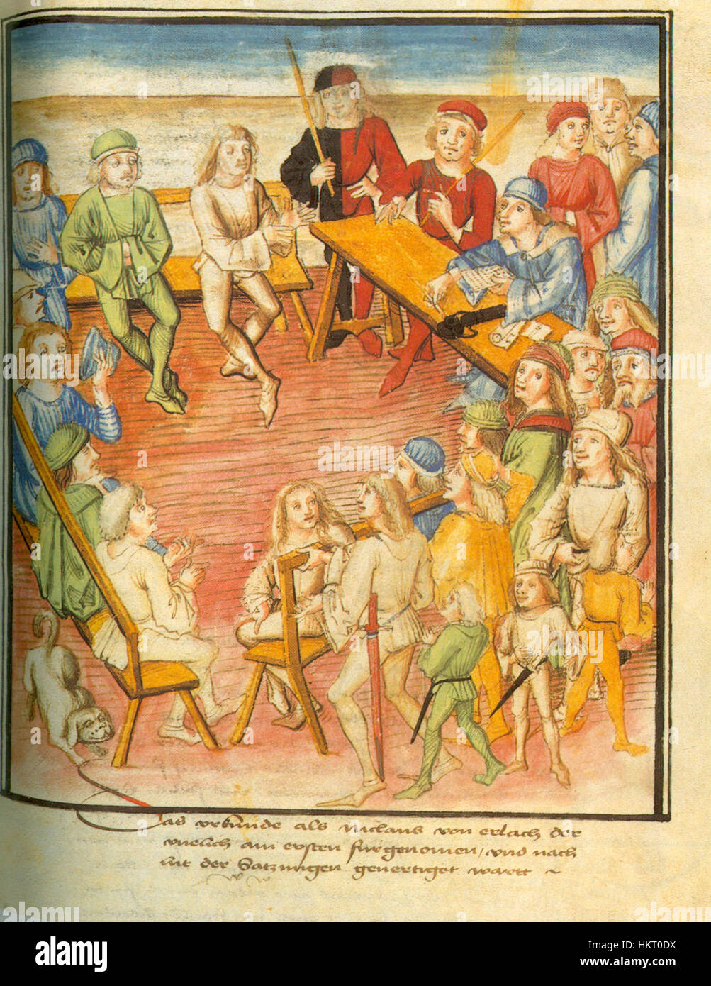 The painting 'Deutsche Geschichte5-311' reflects German history ...