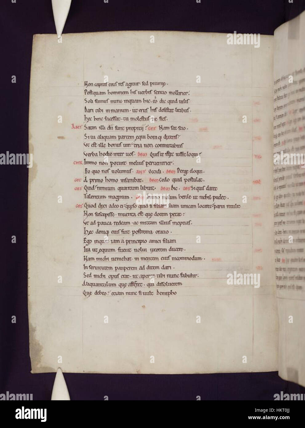 The manuscript page 'Comedies of Terence 168v' from the Bodleian ...