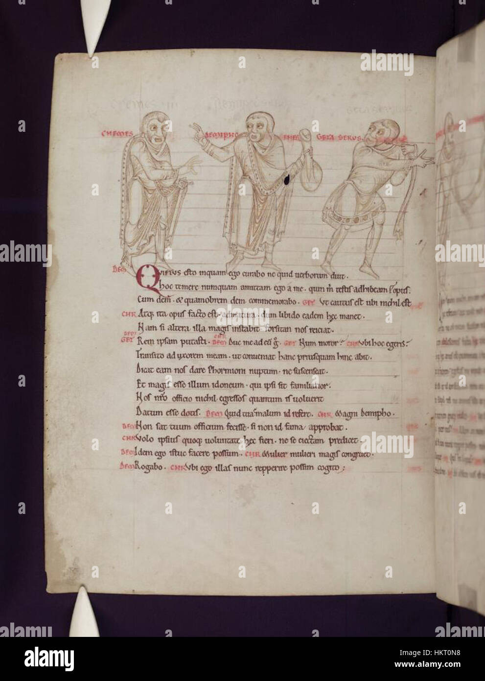The 'Comedies of Terence' is a historical manuscript housed in the ...