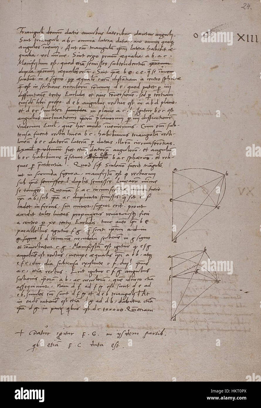 The 'De Revolutionibus' manuscript, originating from the 16th century ...