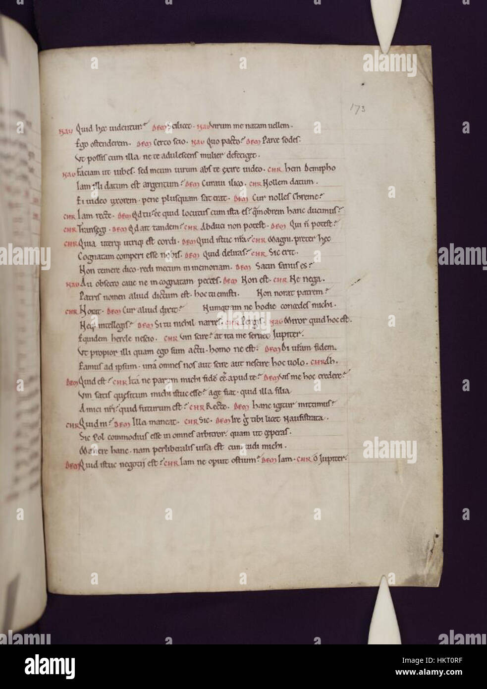 This image from the Bodleian Libraries’ manuscript of Terence’s ...