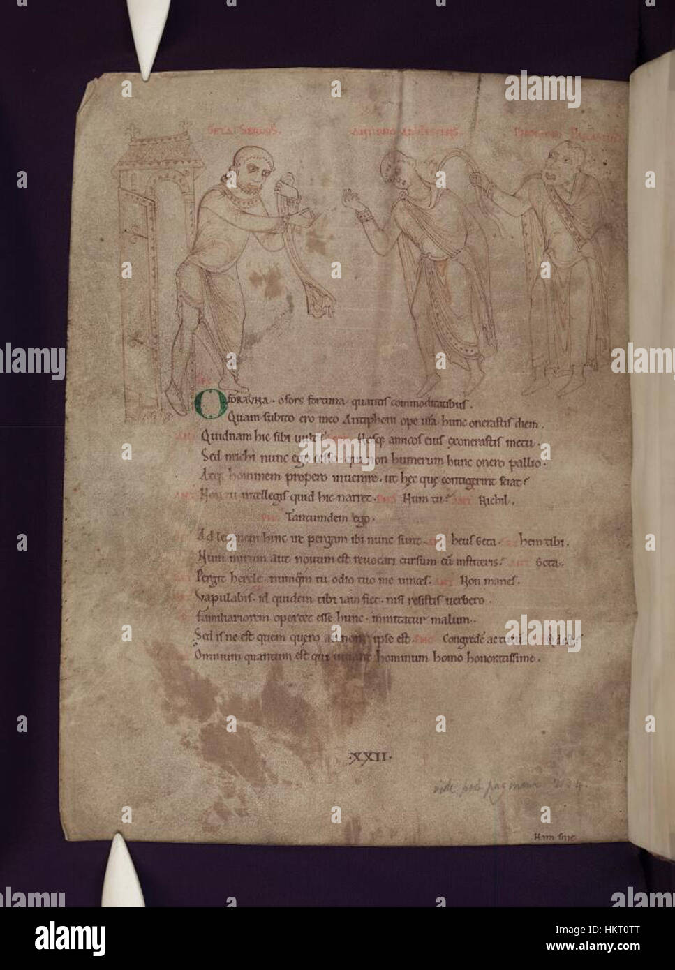 This manuscript page from the Bodleian Libraries features the works of ...