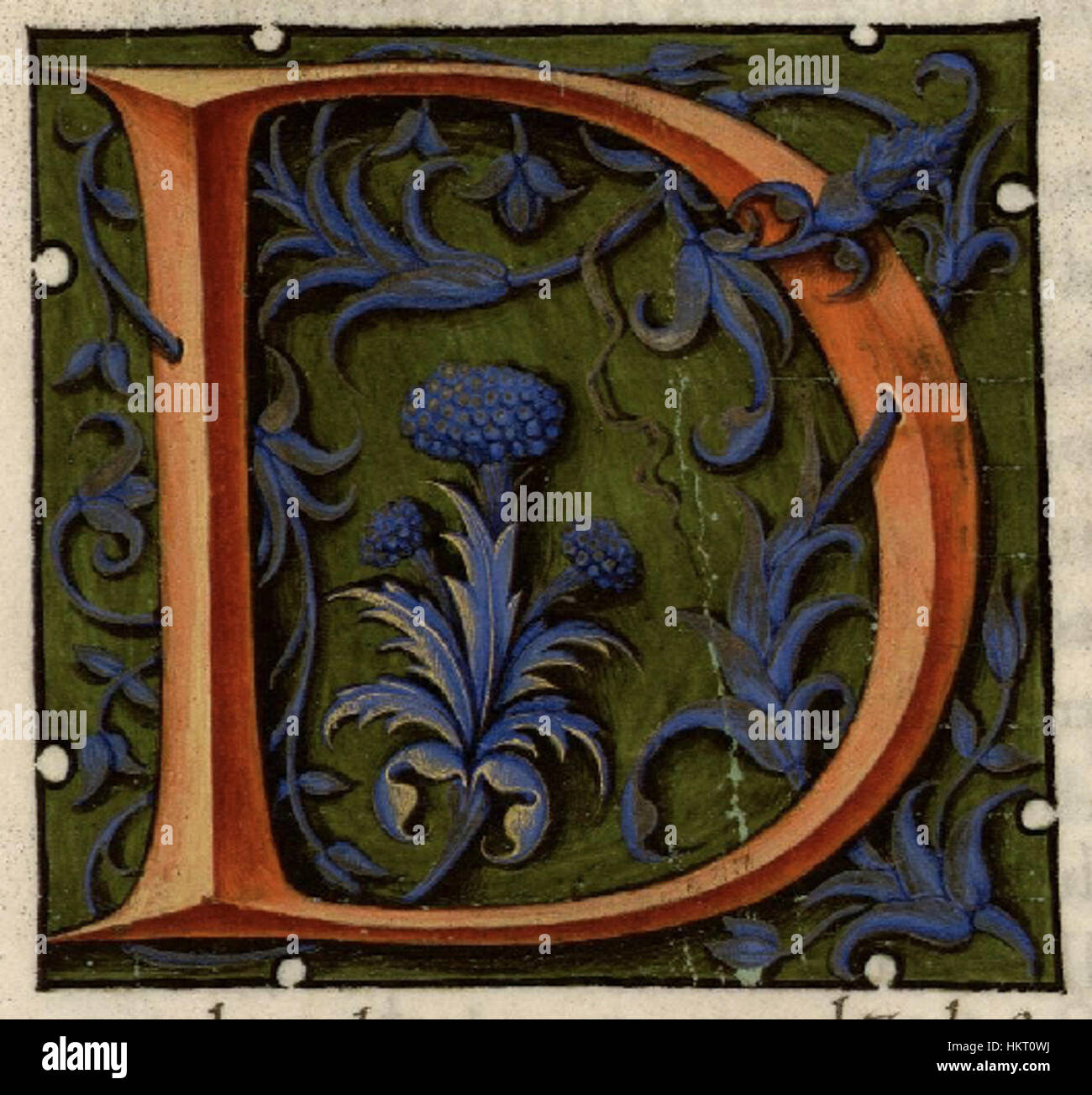 Medieval illuminated letter hi-res stock photography and images - Alamy