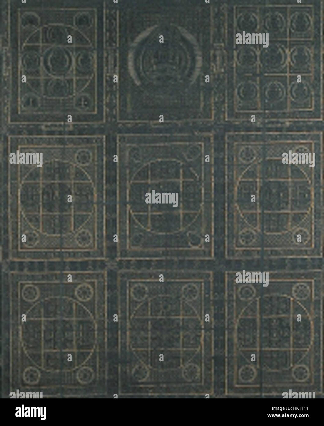 The Diamond Realm Mandala, housed at Uesugi Jinja in Yonezawa, is a ...