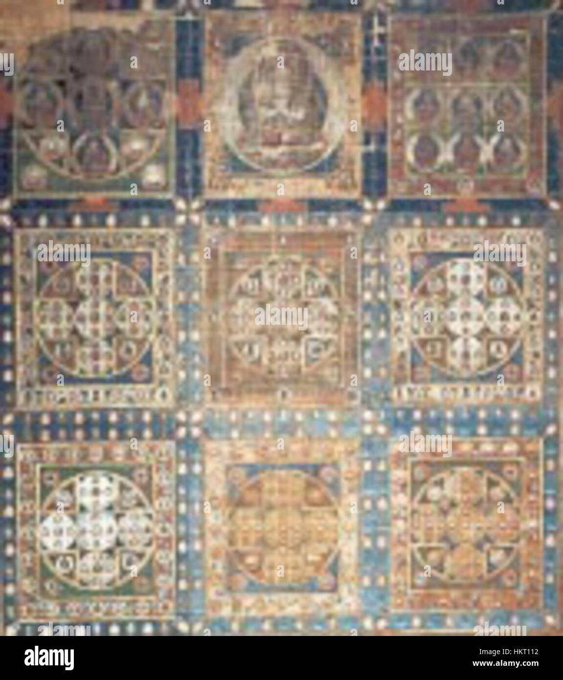 A traditional Japanese mandala titled 'Diamond Realm Mandala' by ...