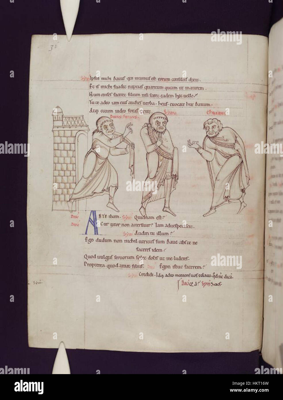 The 'Comedies of Terence' housed in the Bodleian Libraries is an ...