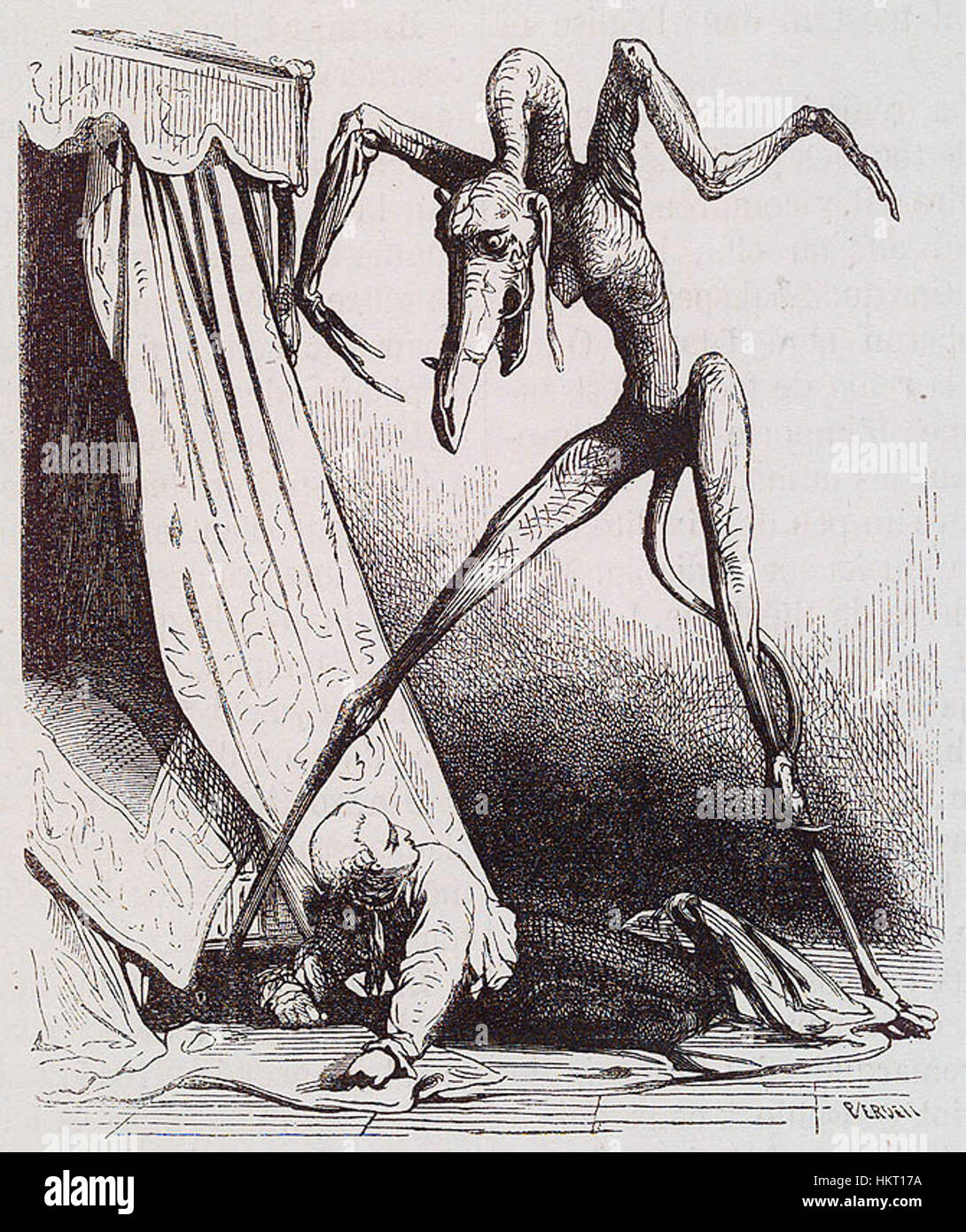Demon Illustrations By Louis Breton