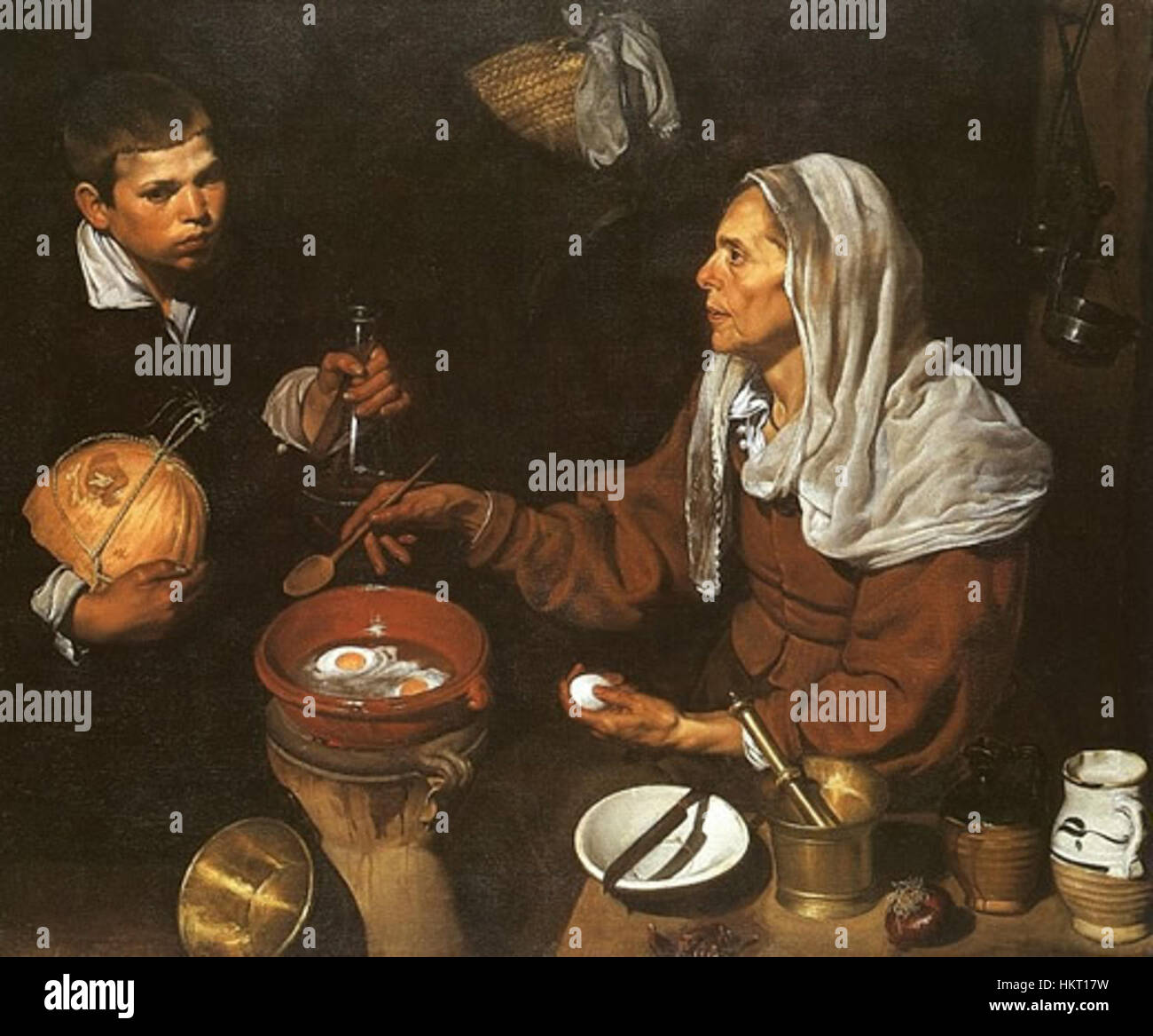 Diego Velazquezâ€™s 'Vieja friendo huevos' (The Old Woman Frying Eggs ...