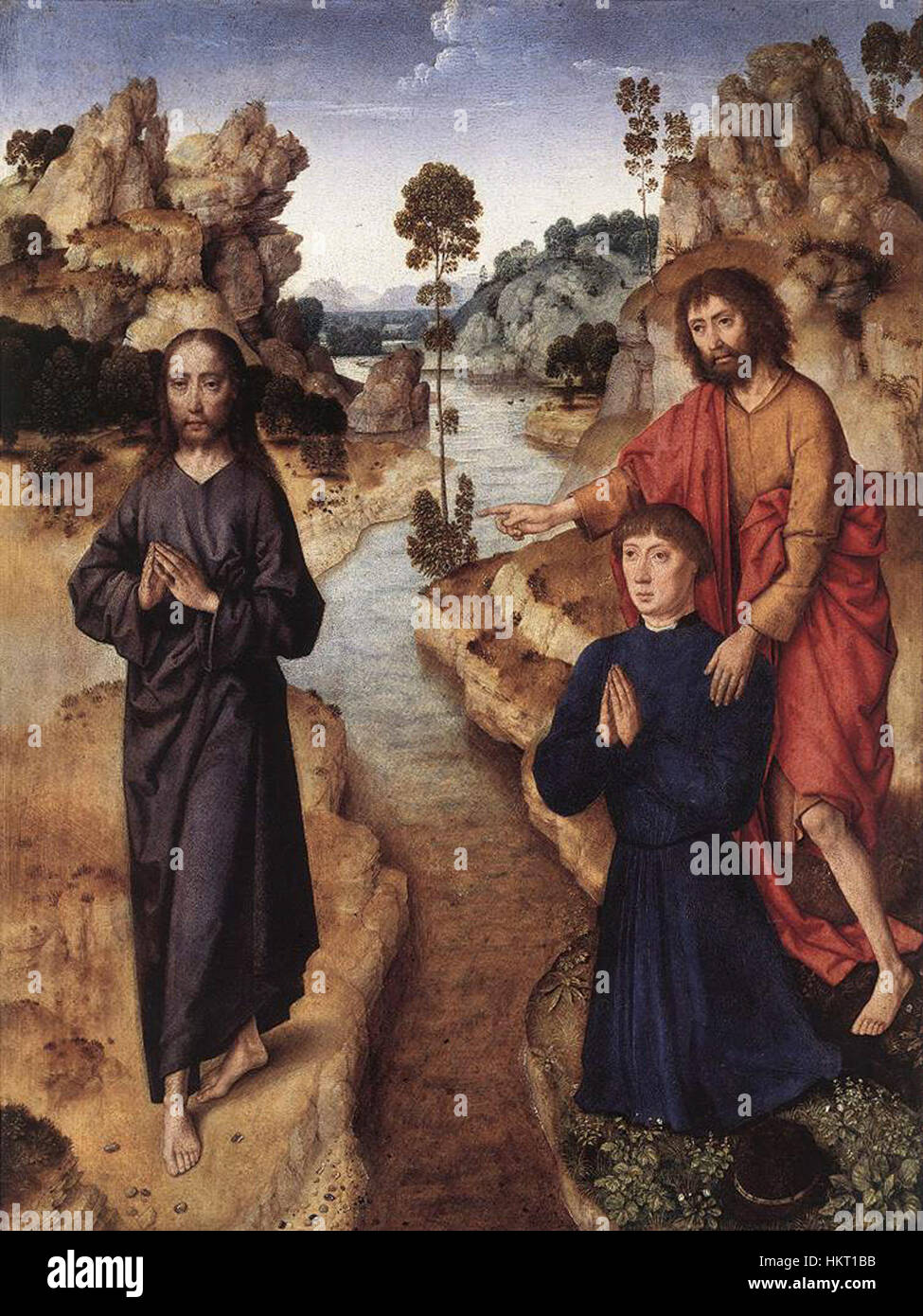 Dieric Boutsâ€™ 'Ecce Agnus Dei' is a religious painting depicting the ...