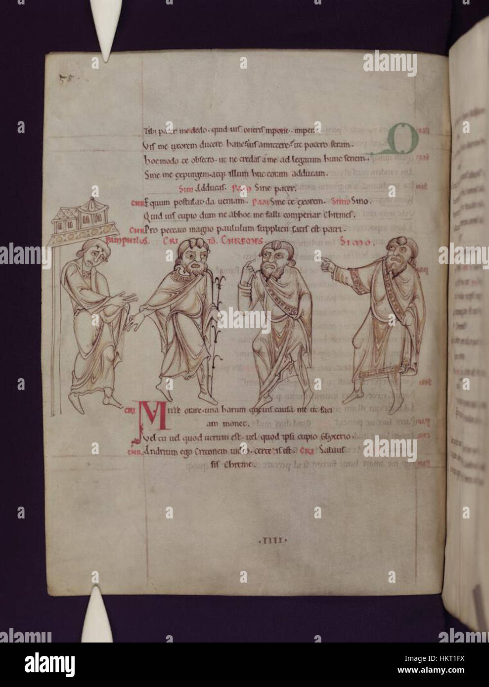 An illuminated manuscript page from the Bodleian Libraries' collection ...