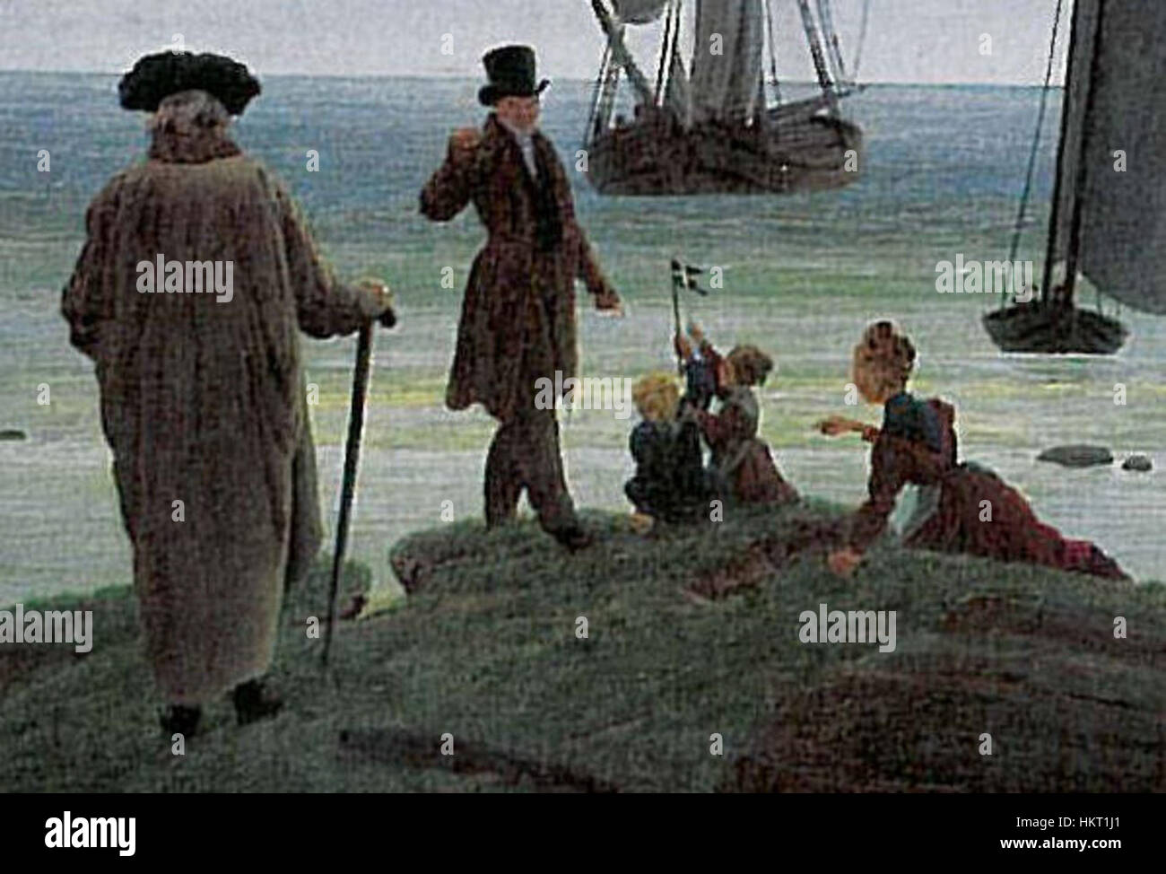'Die Lebensstufen' (The Stages of Life) is an art piece illustrating ...