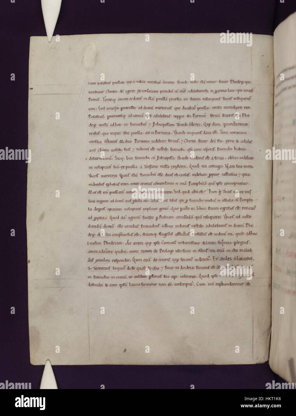 This illuminated manuscript from the Bodleian Libraries features the ...