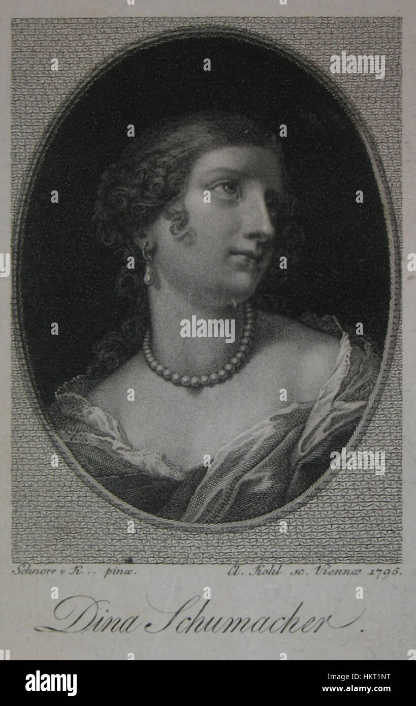 Dina Schumacher, née Winhofer, was a notable figure whose portrait ...