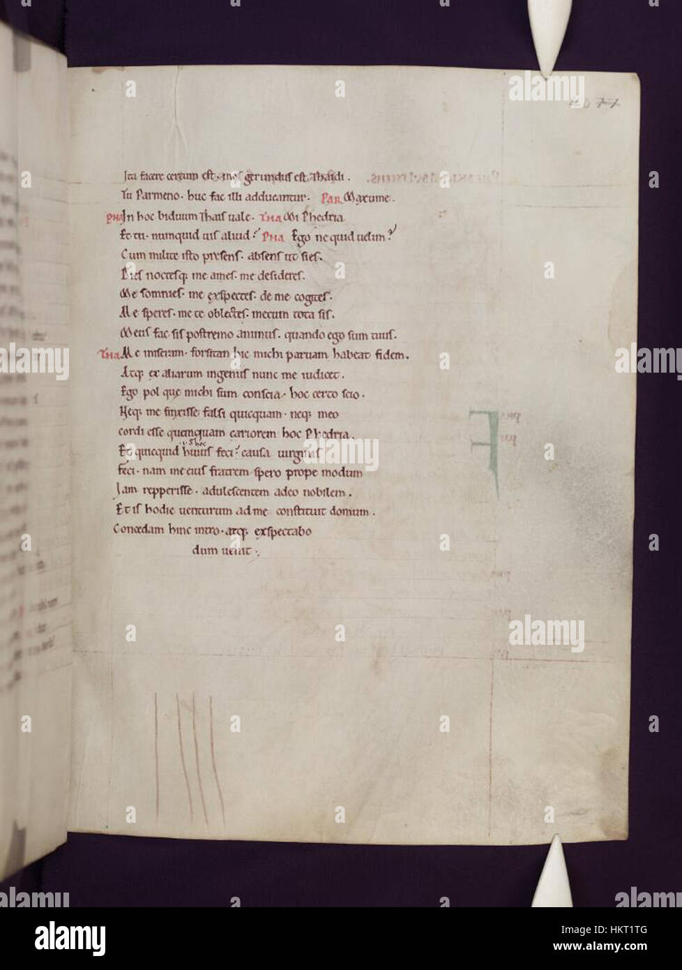 The 'Comedies of Terence' at the Bodleian Libraries is a manuscript ...