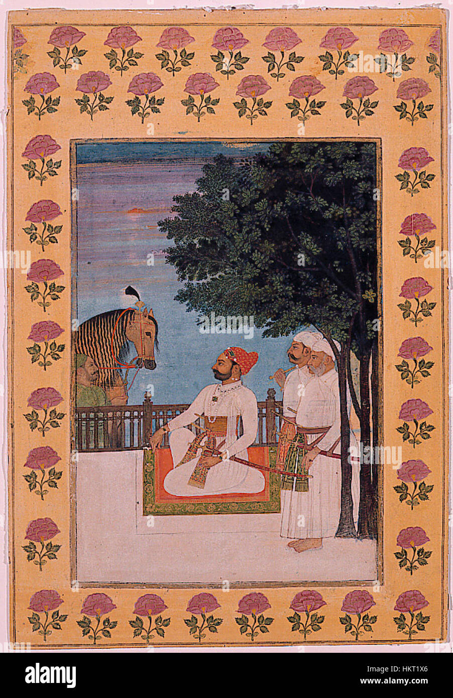 This portrait of Dip Singh, son of Rao Raja Budh Singh of Bundi, was ...