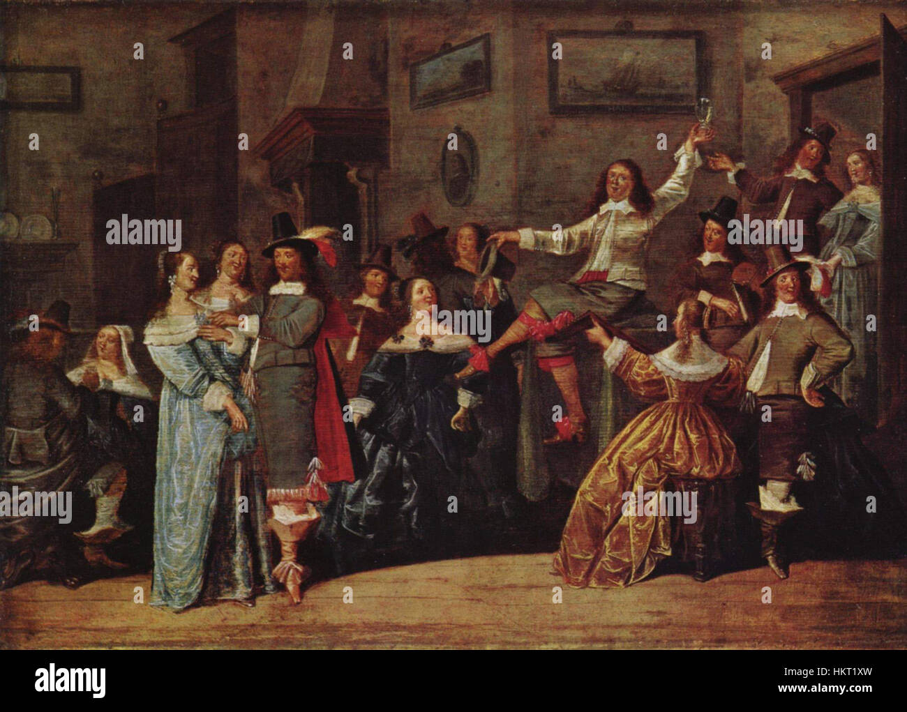 Dirck Hals was a Dutch Baroque painter known for his depictions of ...
