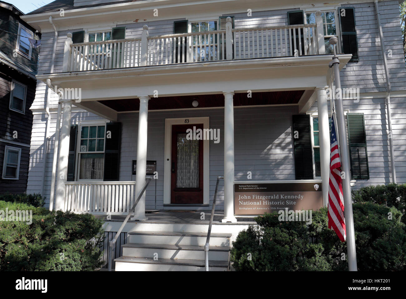 The birthplace of John F Kennedy, 83 Beals Street, Brookline, Boston ...