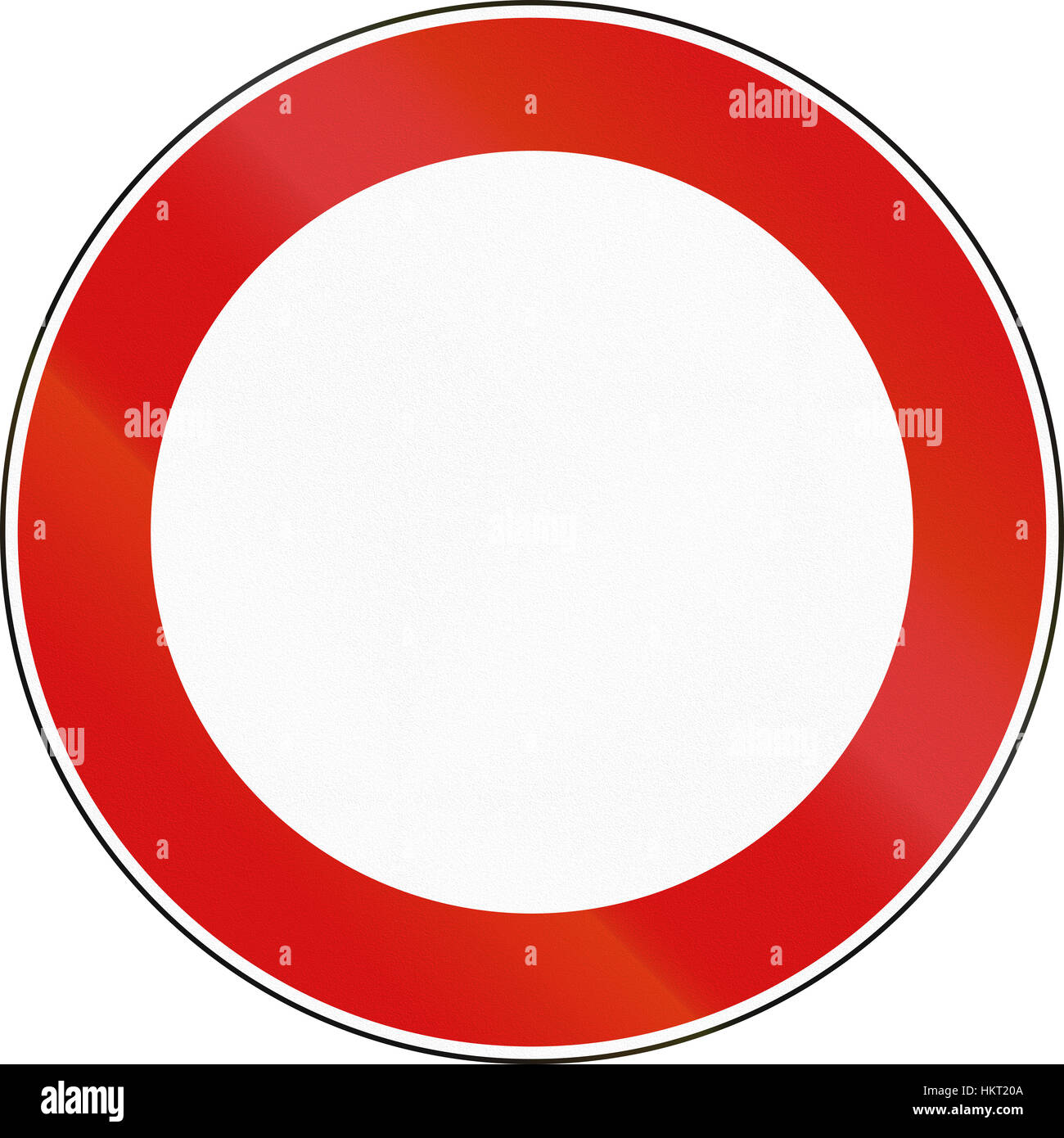 Prohibition italy road sign hi-res stock photography and images - Alamy