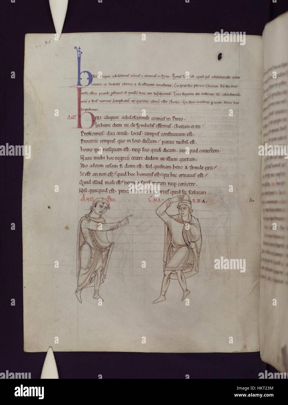 The manuscript 'Comedies of Terence 48v' from the Bodleian Libraries ...
