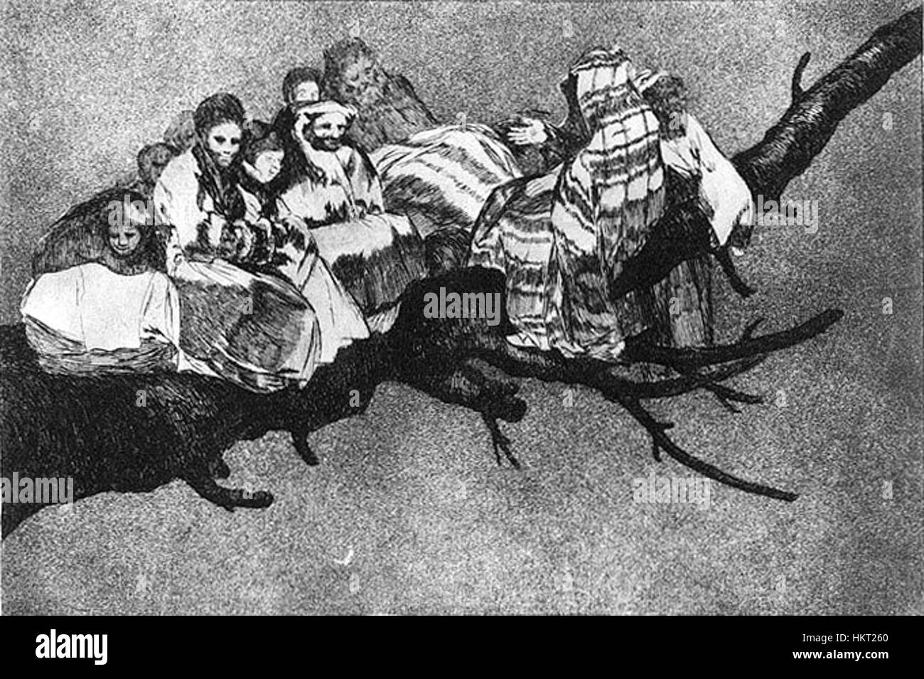 Disparates 03, part of Francisco Goya's famous *Disparates* series ...