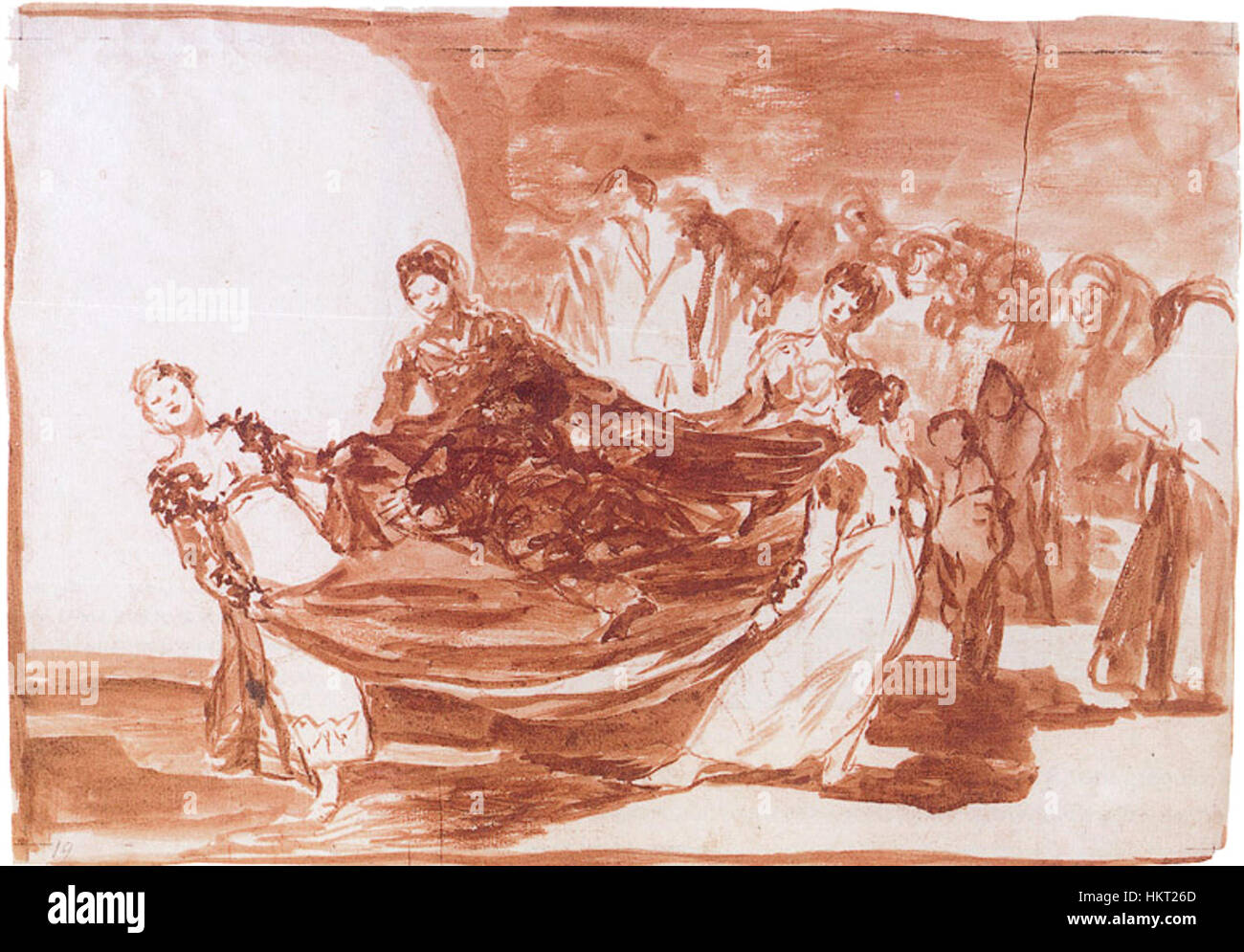 Disparates 01 is a preparatory drawing by Spanish artist Francisco Goya ...