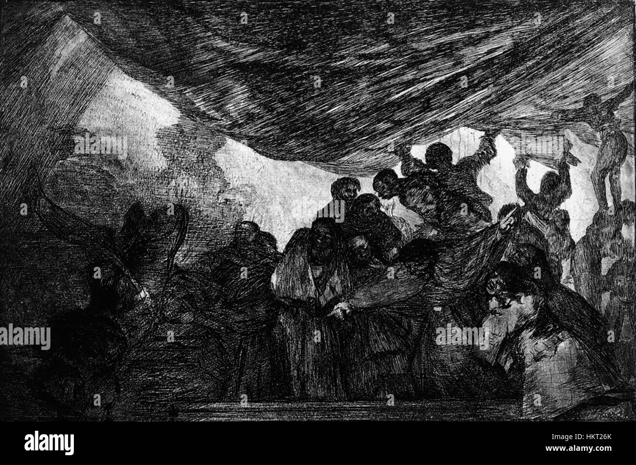 'Disparates 15' is a piece by Spanish artist Francisco de Goya, part of ...