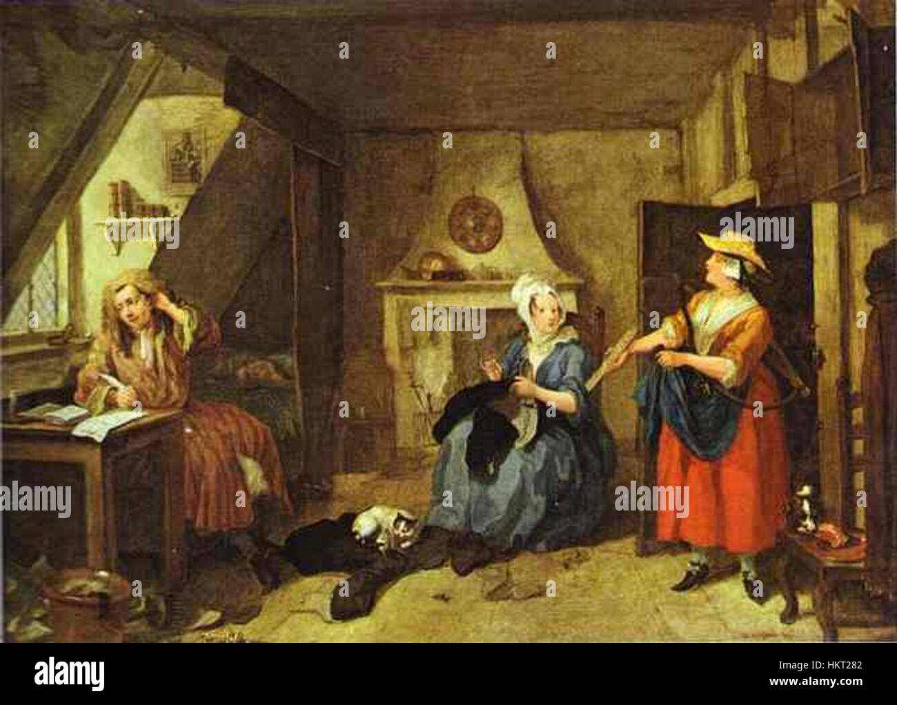 *Distressedpoet-oil* is a contemporary oil painting that captures ...