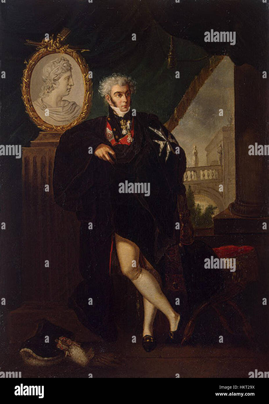 This portrait of Dmitriy Lv. Naryshkin captures the Russian nobleman in ...