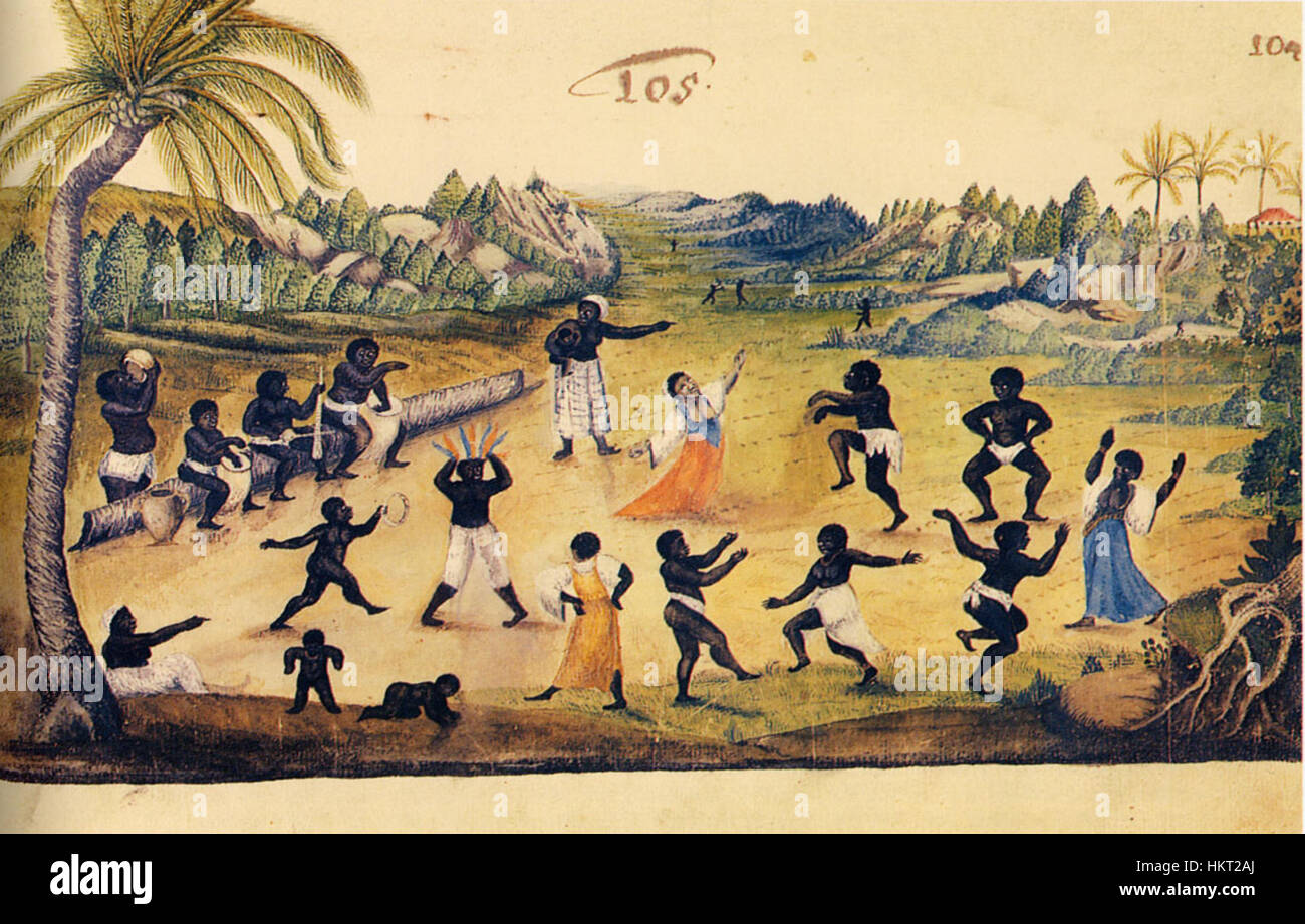 This painting captures a traditional divination ceremony and dance in ...