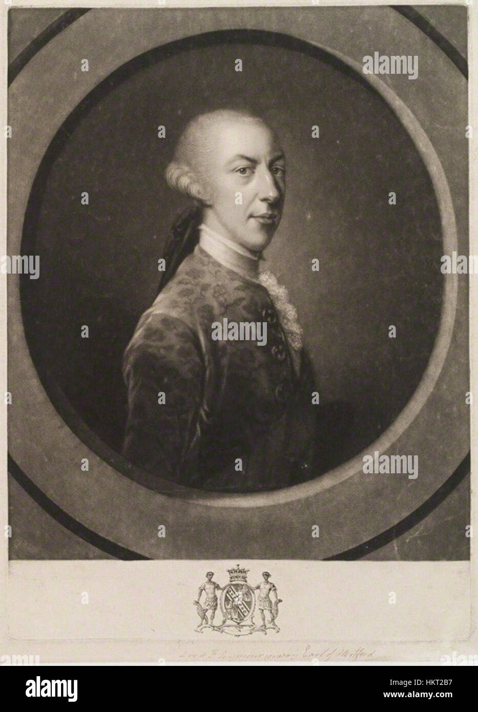 This portrait by Dixon depicts Francis Seymour-Conway, the 1st Marquess ...