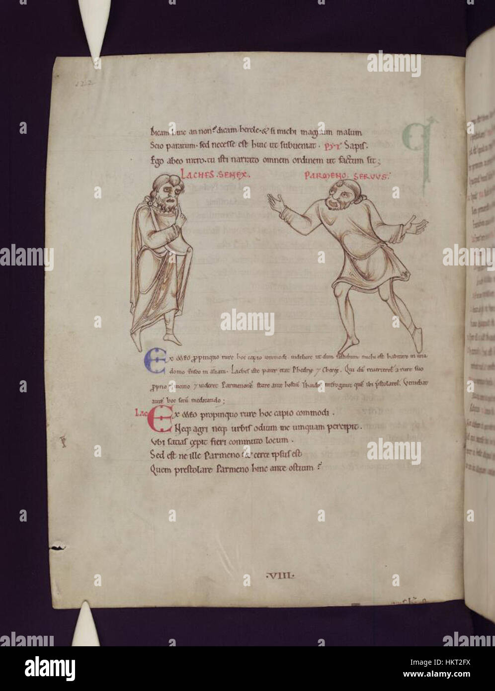 This page from the Bodleian Libraries' manuscript 'Comedies of Terence ...