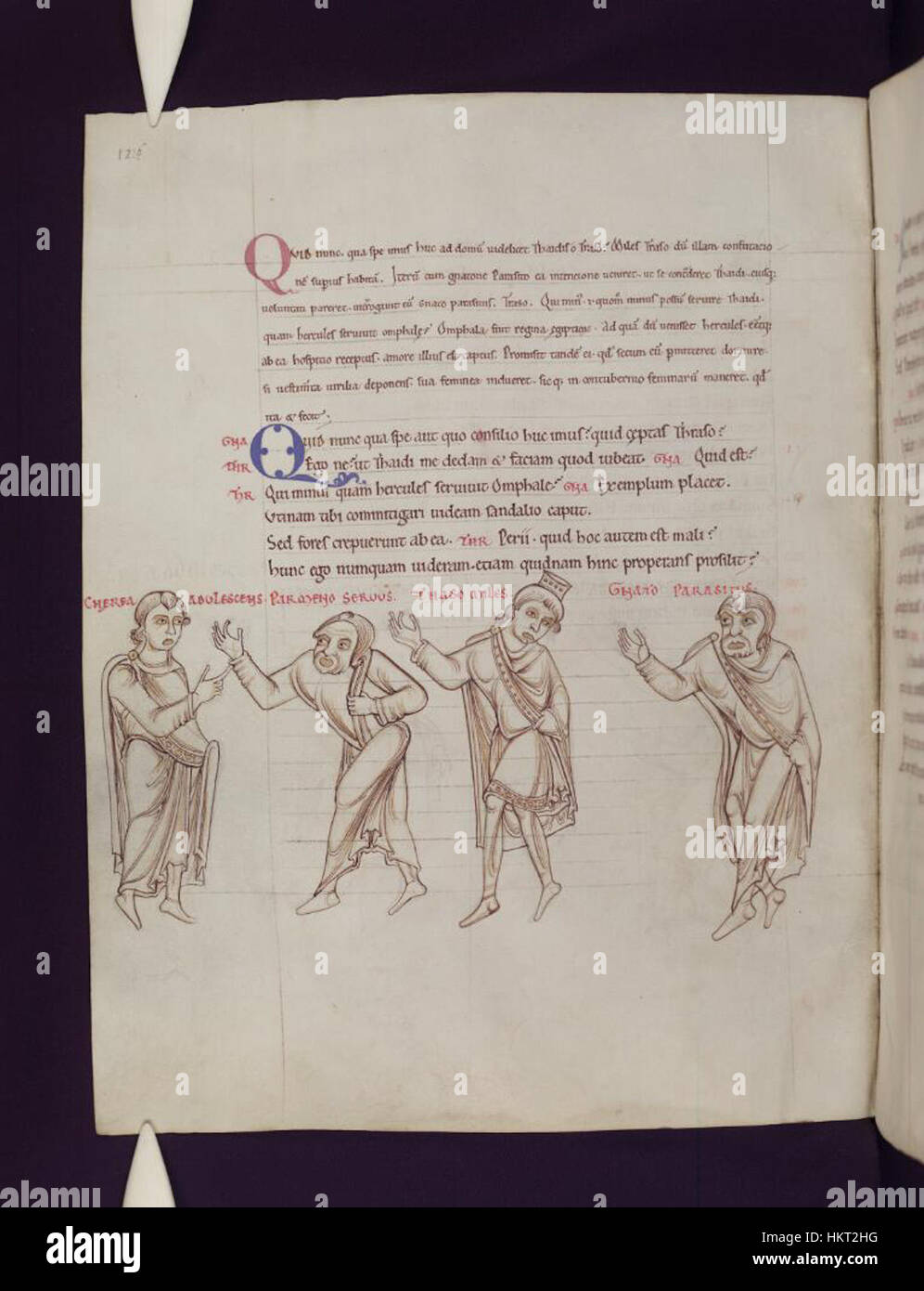 An illuminated manuscript page from the Bodleian Libraries, featuring a ...