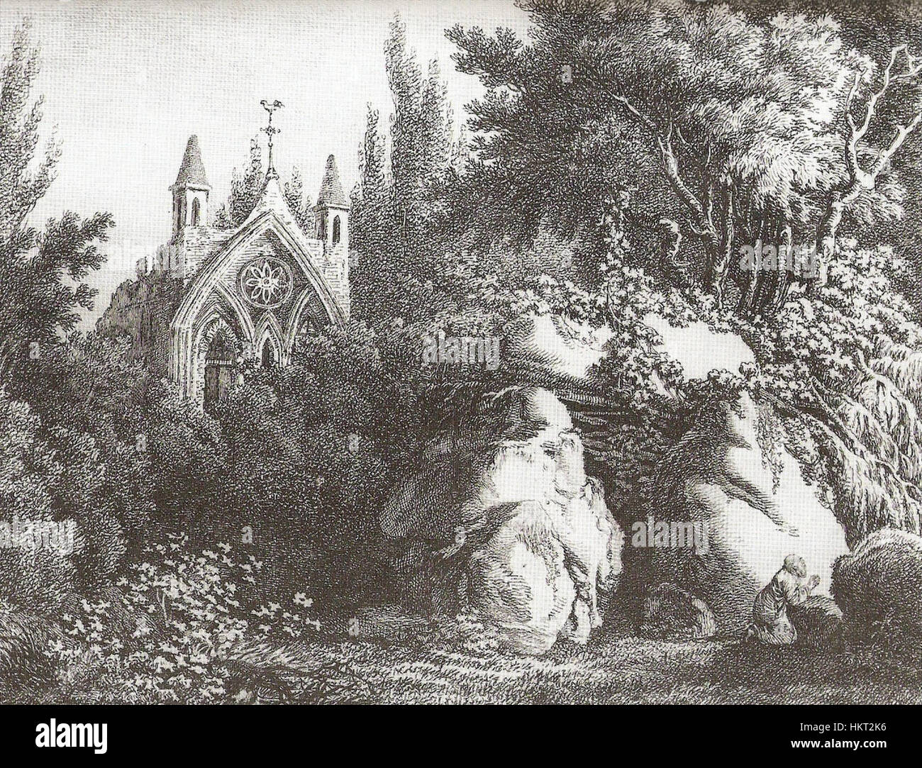 ‘Domek Gotycki Arkadia Vogel’ depicts a Gothic-style house in a ...