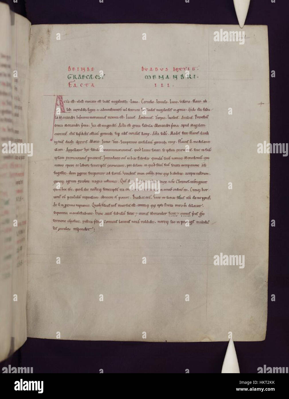This manuscript page from the Bodleian Libraries features a section ...