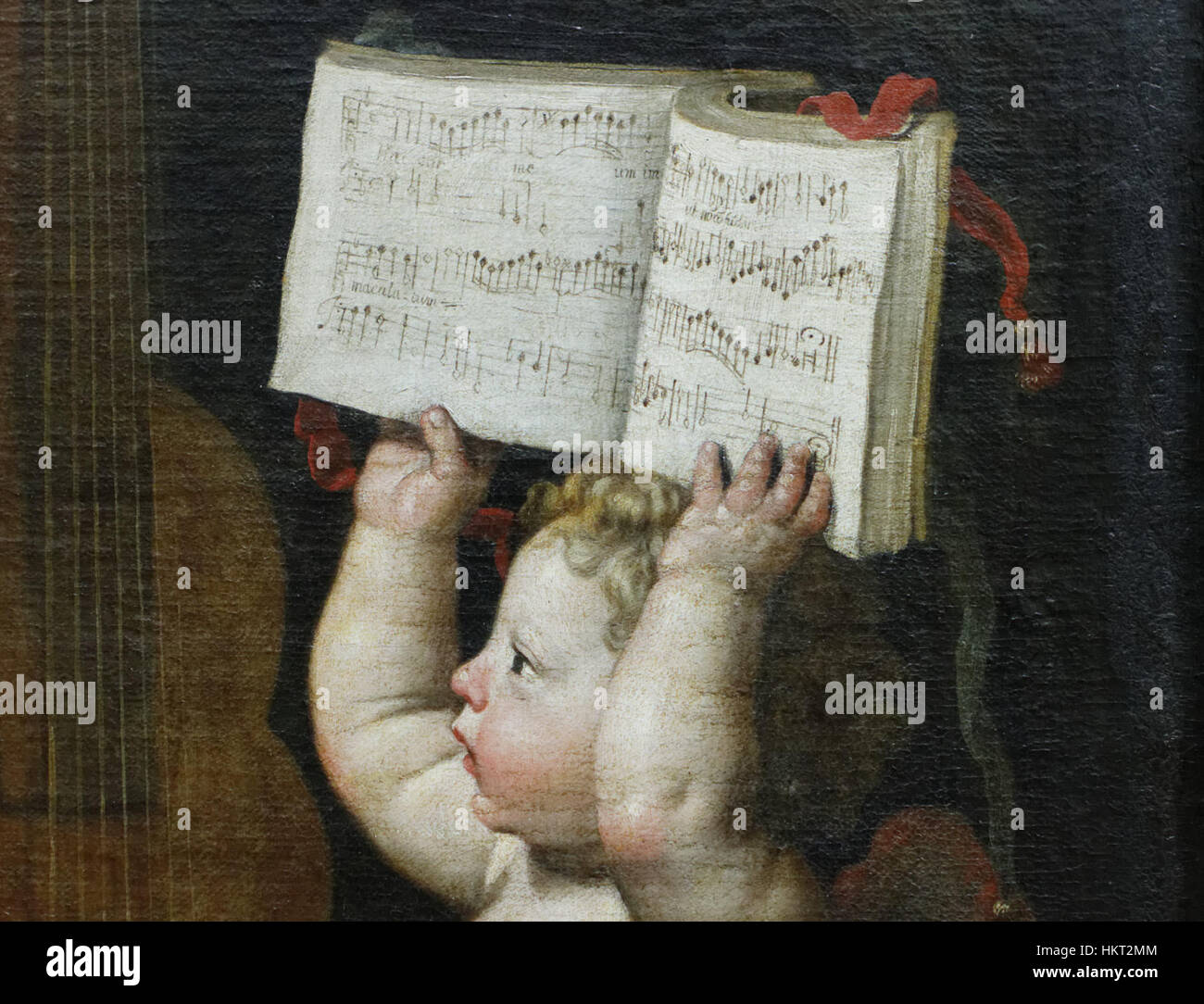 Domenichino's painting 'Saint Cecilia Playing the Viol' depicts the ...