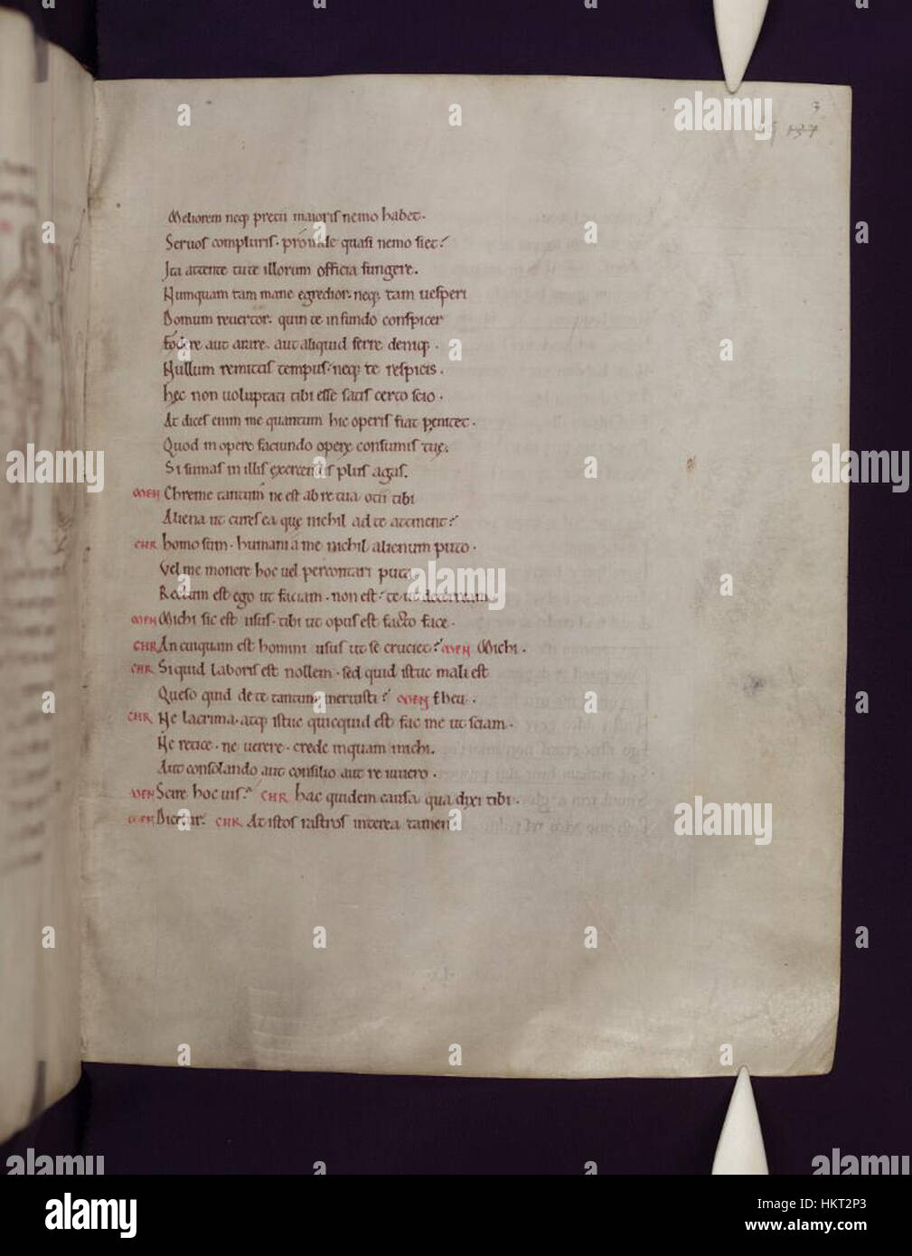 An illuminated manuscript page from the Bodleian Libraries' collection ...