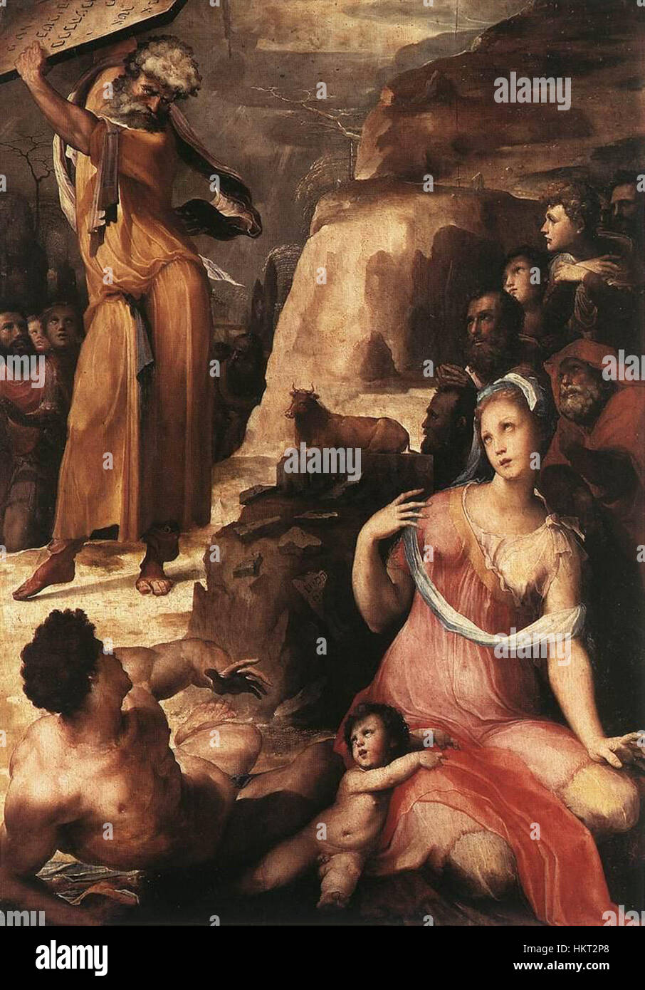 Domenico Beccafumi's 'Moses and the Golden Calf' is a significant ...