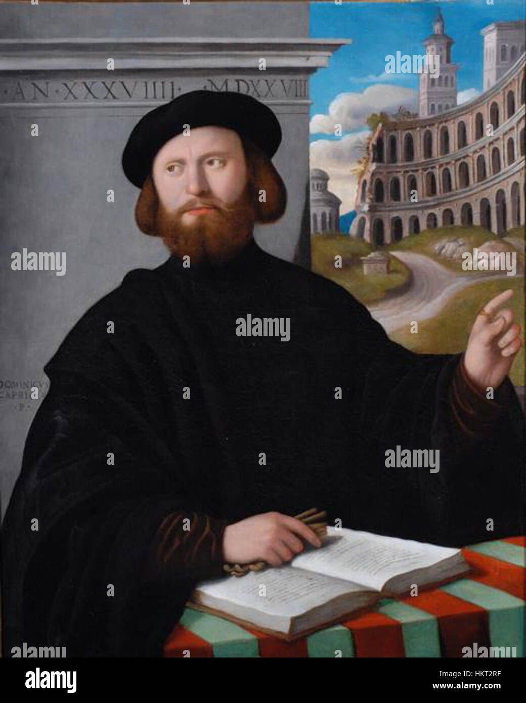 Domenico Capriolo's portrait of Lelio Torelli, painted in 1528 ...