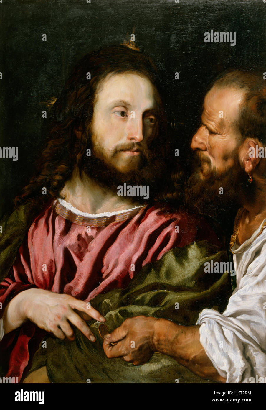 *Christ and the Tribute Money* by Domenico Fetti is a 17th-century ...