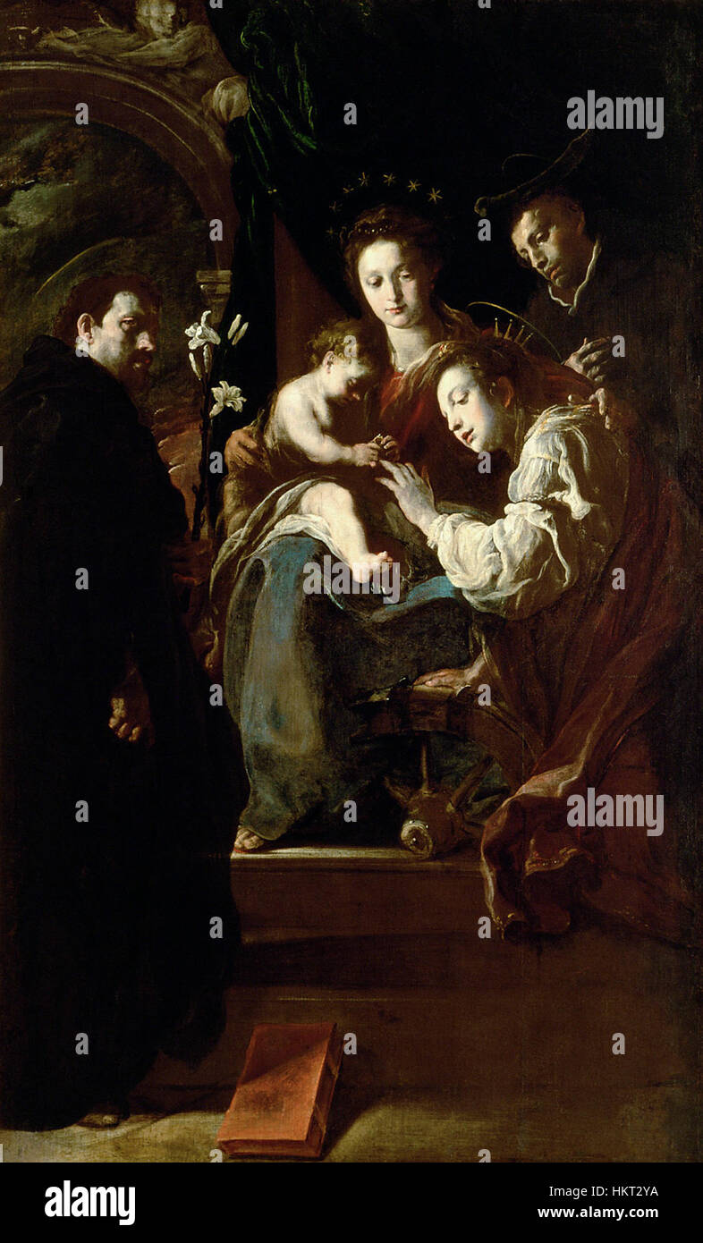 The betrothal of st catherine hi-res stock photography and images - Alamy